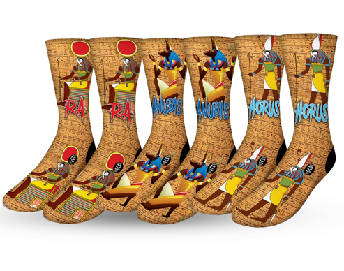 Egyptian Collection Crew Socks (3-Pair Bundle) – Savvy Sox Editions